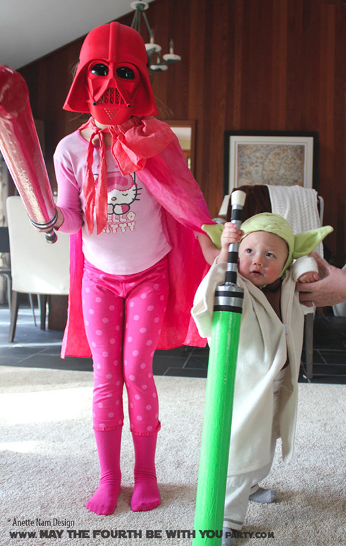 Pink Vader (DIY Girl Vader Costume) | May the Fourth be with You Party