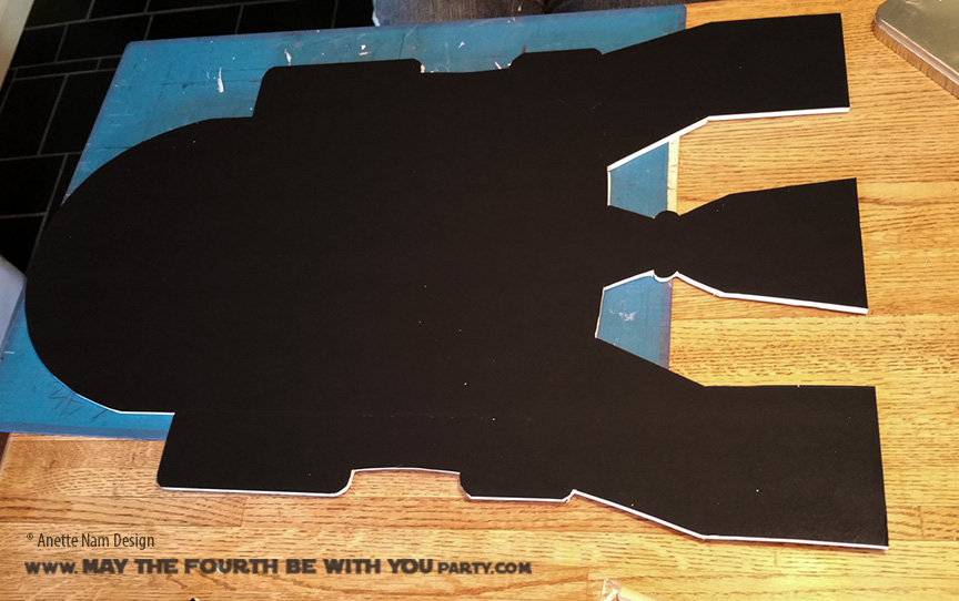 DIY R2-D2 Chalkboard Sign | May the Fourth be with You Party