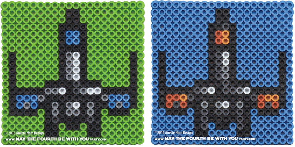 The Force Awakens T-70 X-Wing Perler Pixel Patterns | May the Fourth be ...