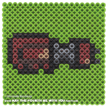 Rey’s Speeder Perler Pixel Pattern | May the Fourth be with You Party