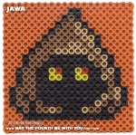 Jawa Perler Pixel Pattern | May the Fourth be with You Party
