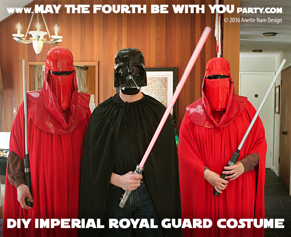 Seeing Red! (DIY Imperial [Red] Guard Costume) | May the Fourth be with ...