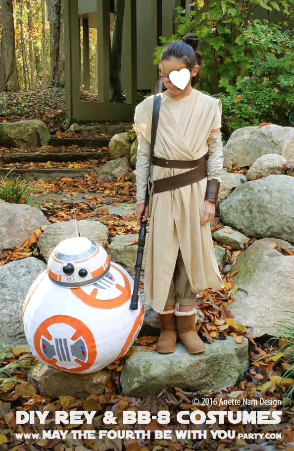 The Fun Awakens (DIY Rey and BB-8 Costumes) | May the Fourth be with ...
