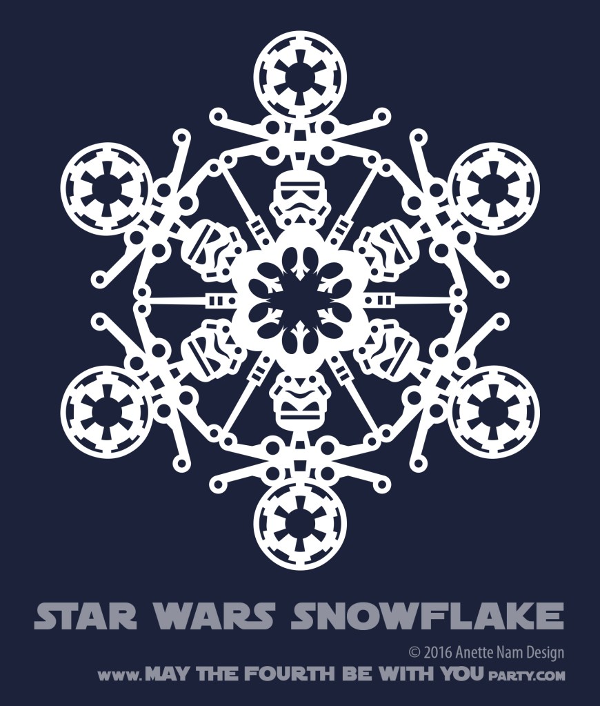 Star Wars Snowflake Pattern #2 (downloadable) | May the Fourth be with ...