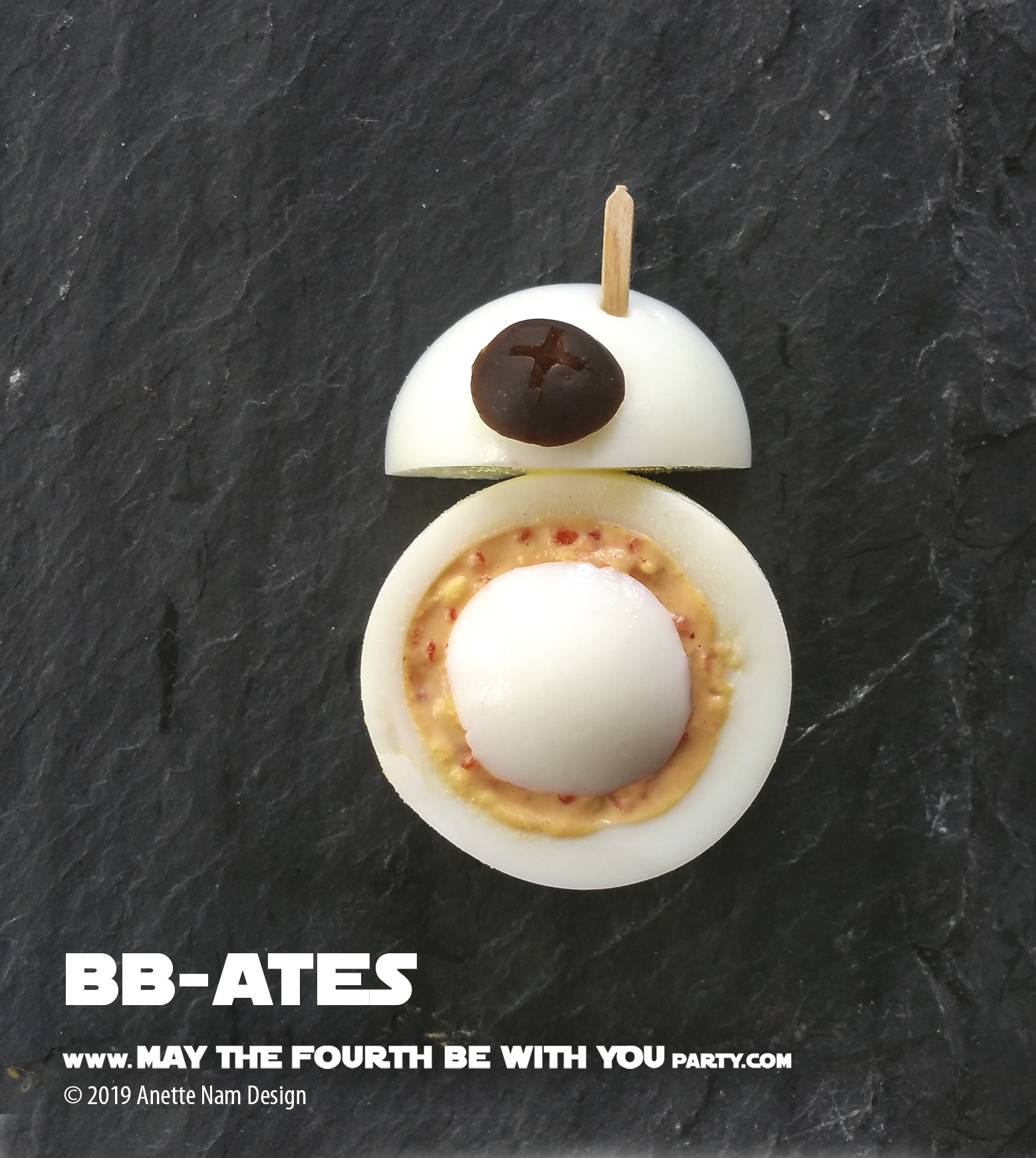 BB-Ates (BB-8 eggs) | May the Fourth be with You Party