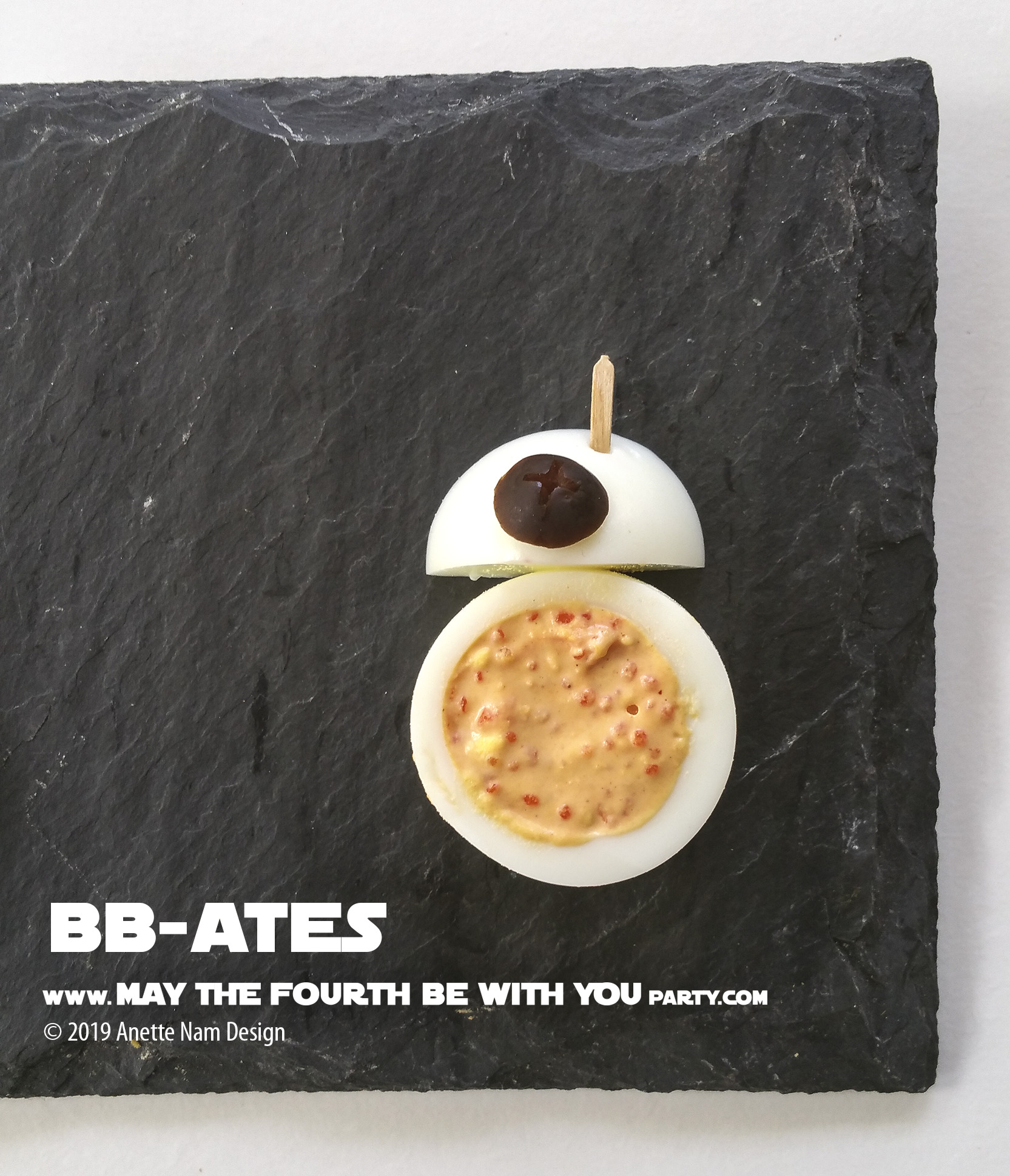 BB-Ates (BB-8 eggs) | May the Fourth be with You Party